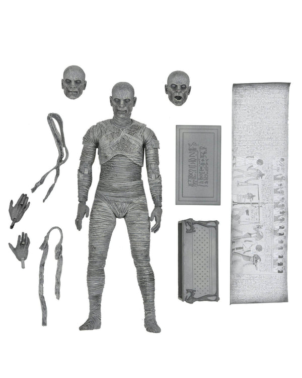 NECA Universal Monsters Actionfigur Ultimate The Mummy (Black & White)